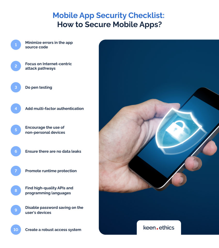 Mobile App Security: The Ultimate Checklist in 2023 | KeenEthics